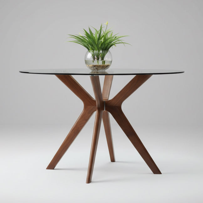 Unique Glass Table Bases